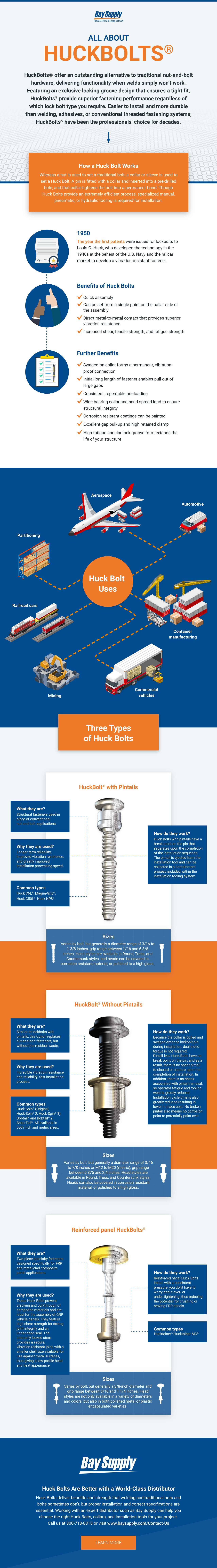 [Infographic] A Professional's Guide to Huck Bolts