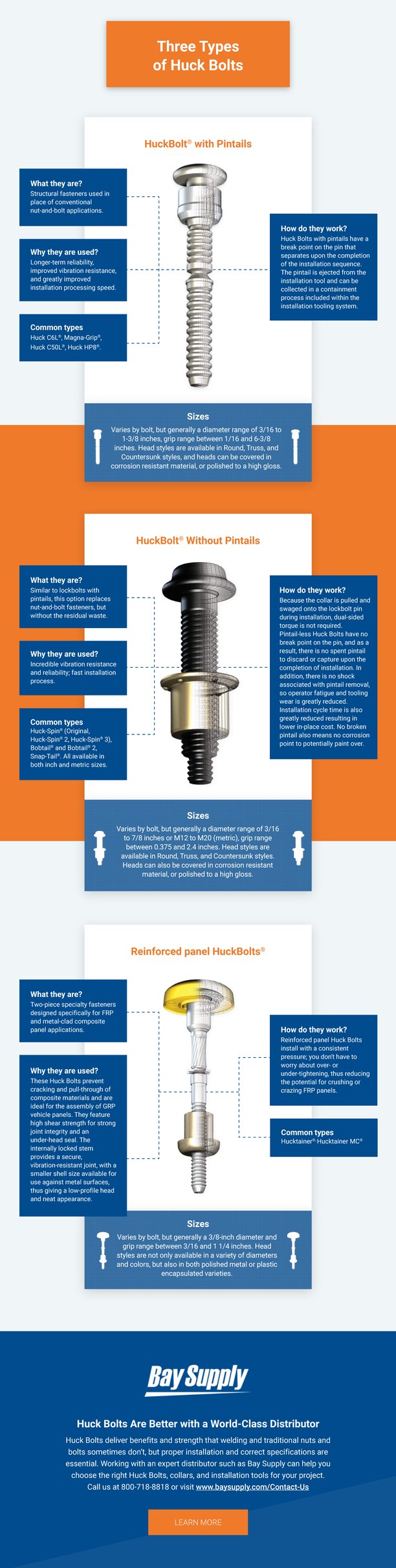 [Infographic] A Professional's Guide to Huck Bolts